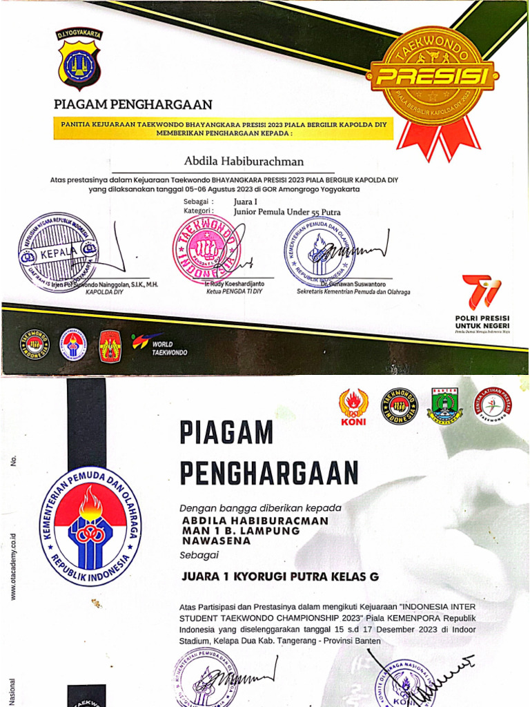 PIAGAM | PDF