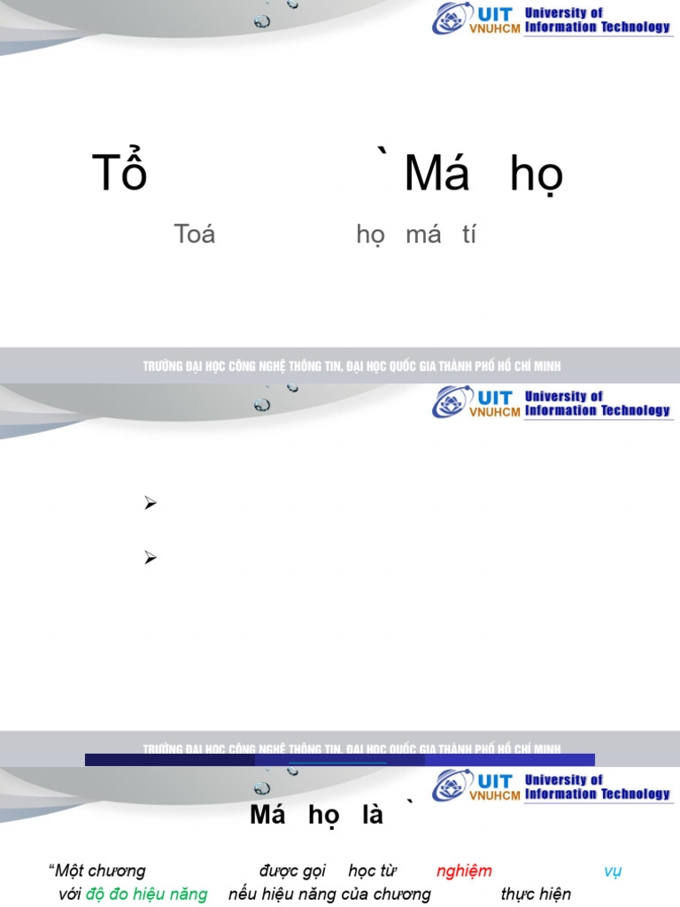 CS115.01 - Introduction To Machine Learning | PDF