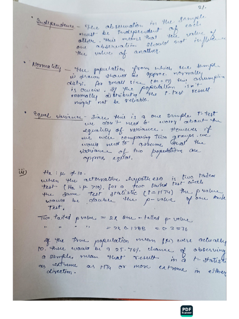 GE - Statistics Pyqs Solution | PDF