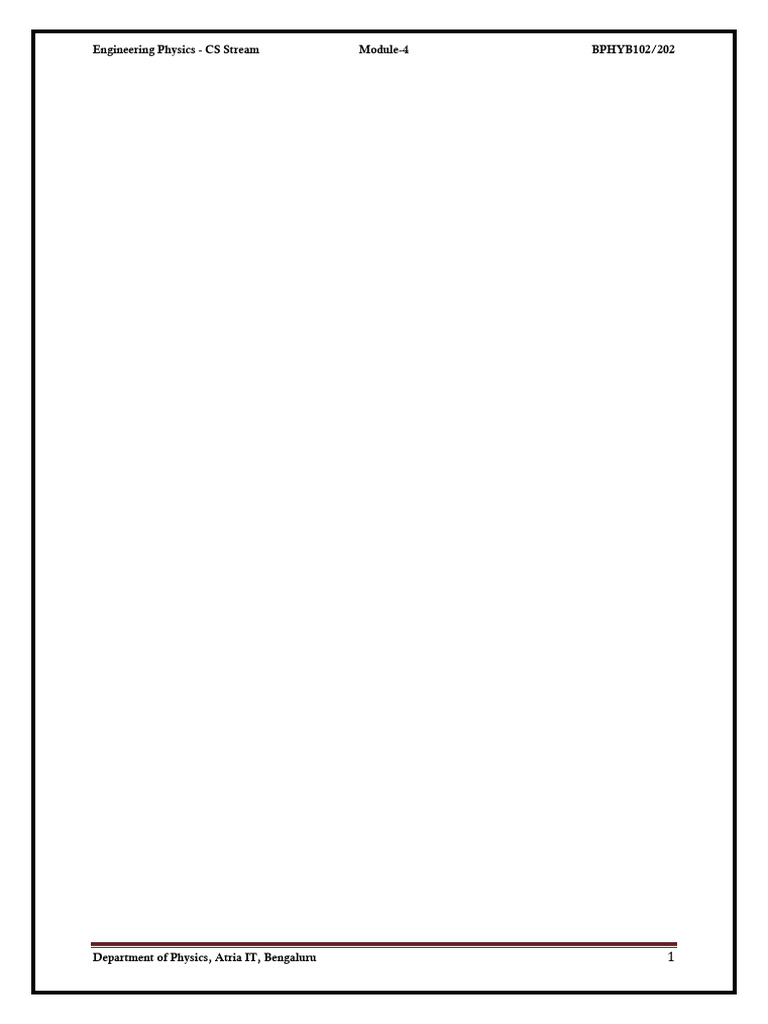 Module-4 Electrical Conductivity in Metals and Semiconductors 2024 | PDF | Semiconductors ...