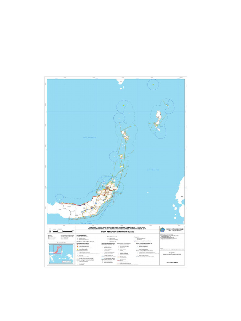 Rencana Tata Ruang Sulawesi Utara 2025-2044 | PDF