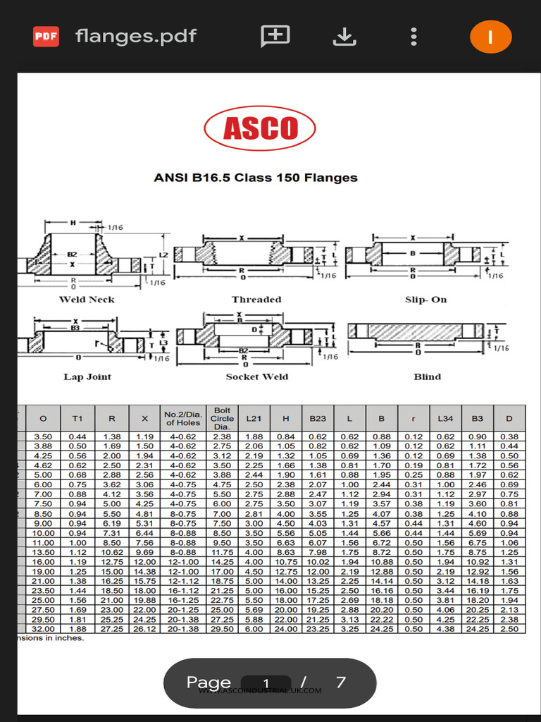 Flanges - PDF - Google Drive | PDF