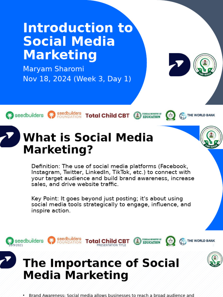 Introduction To Social Media Marketing | PDF | Social Media | Popular ...