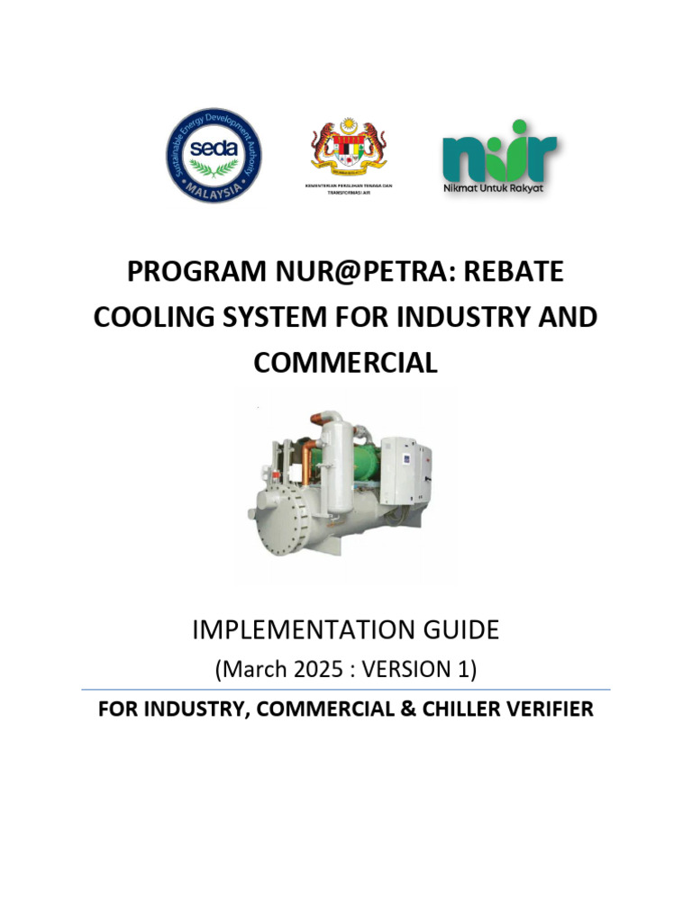 Guidelines Chiller v1 | PDF | Efficient Energy Use | Engineering ...