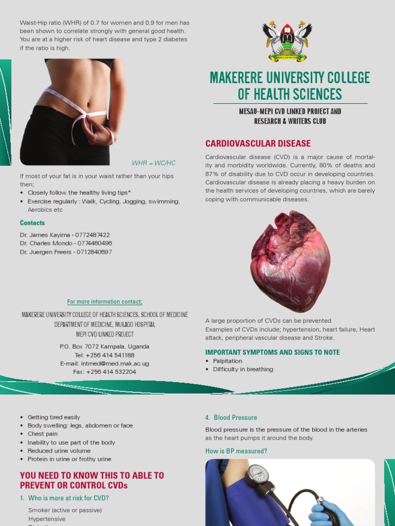 Cardiovascular Disease Brochure | Cardiovascular Diseases | Hypertension