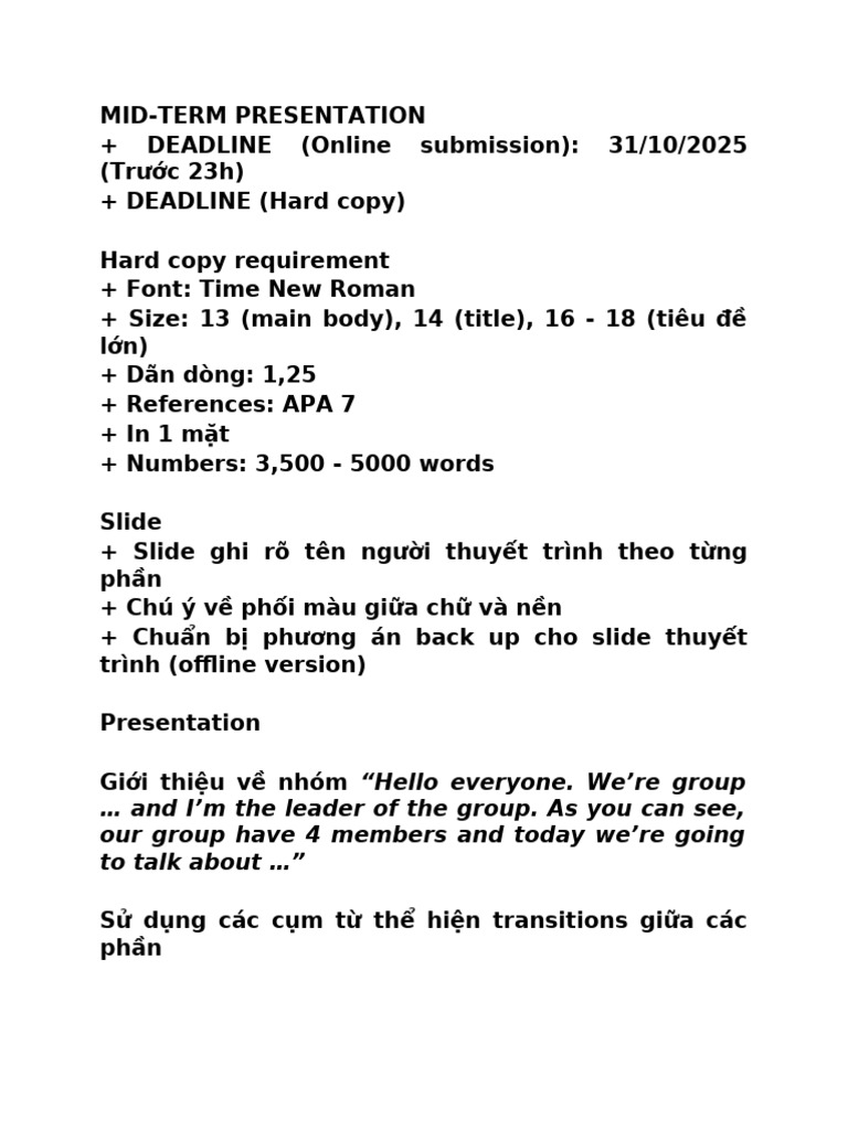 MID-TERM Presentation | PDF