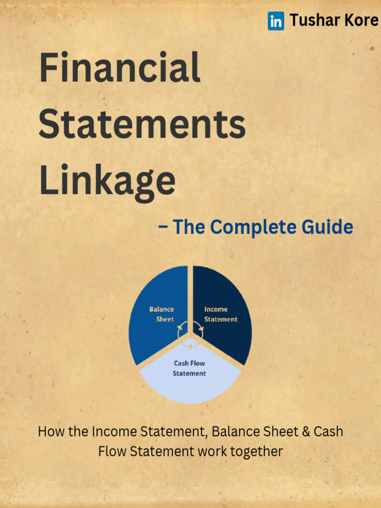 Financial Statement Linkage Explained | PDF | Cash Flow Statement ...