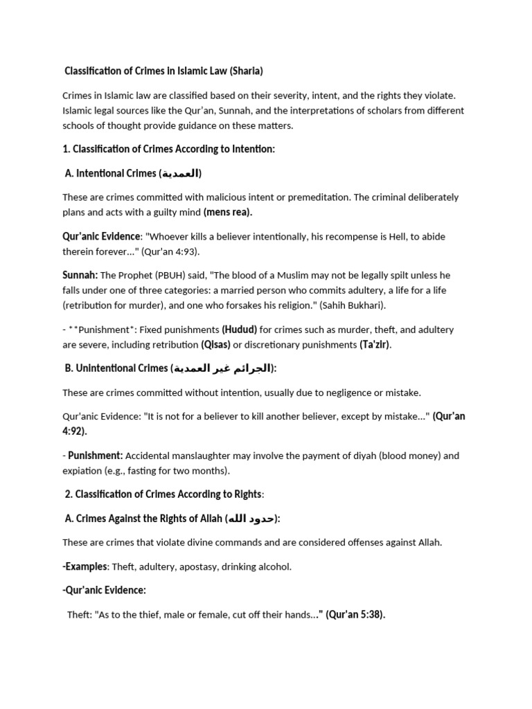 Classification-WPS Office2 | PDF | Crimes | Crime & Violence