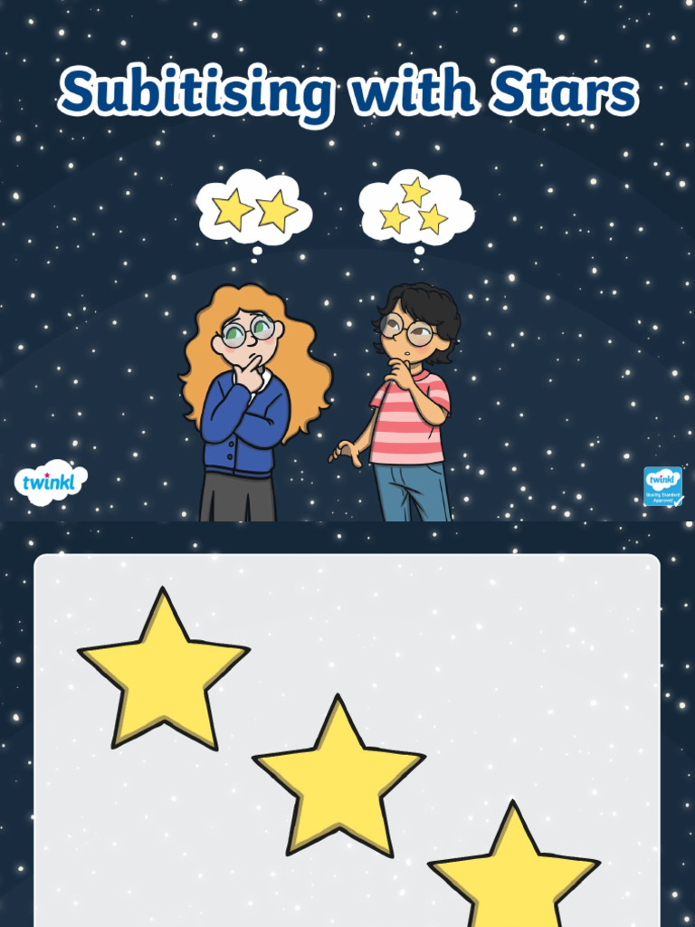 Au N 775 Subitising With Stars Powerpoint Ver 2 | PDF