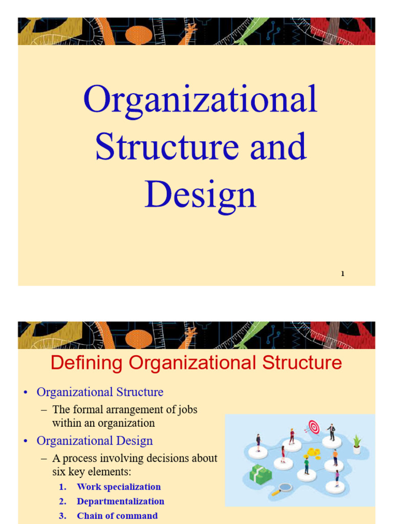 4 Organisational Structure & Design | PDF | Organizational Structure ...