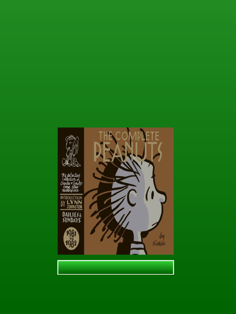 The Complete Peanuts Vol 16 19811982 Charles Schulz Online PDF | PDF ...