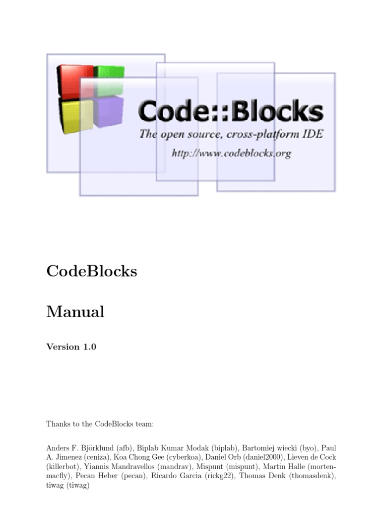 Code Blocks Manual en | PDF | Computers