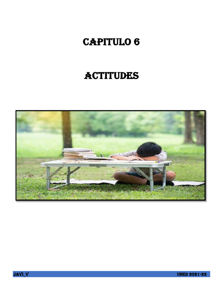 Definición y Medición de Actitudes | PDF | Comportamiento | Actitud ...