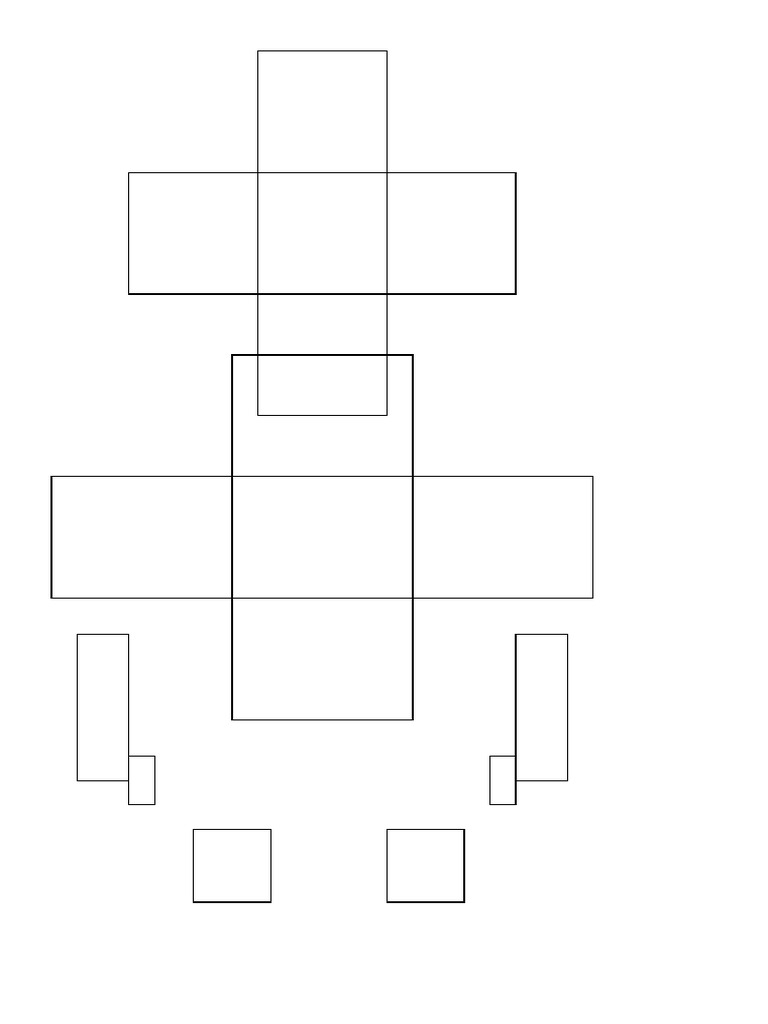 Robot Papercraft Template | PDF