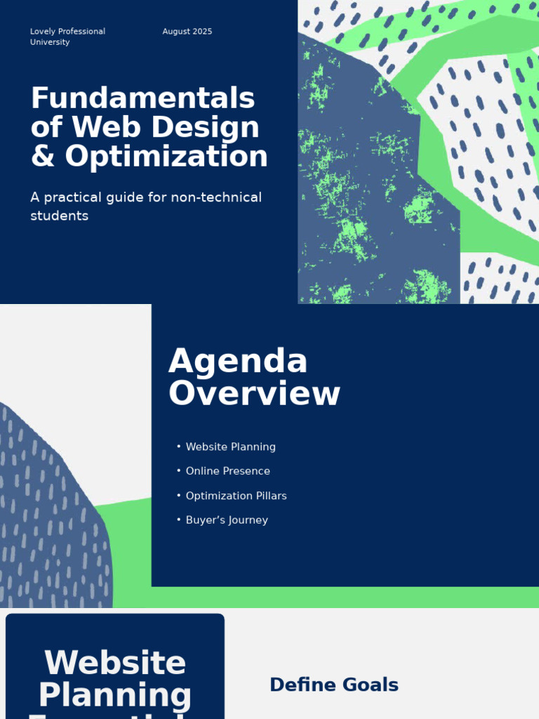 Presentation - Fundamentals of Web Design & Optimization | PDF