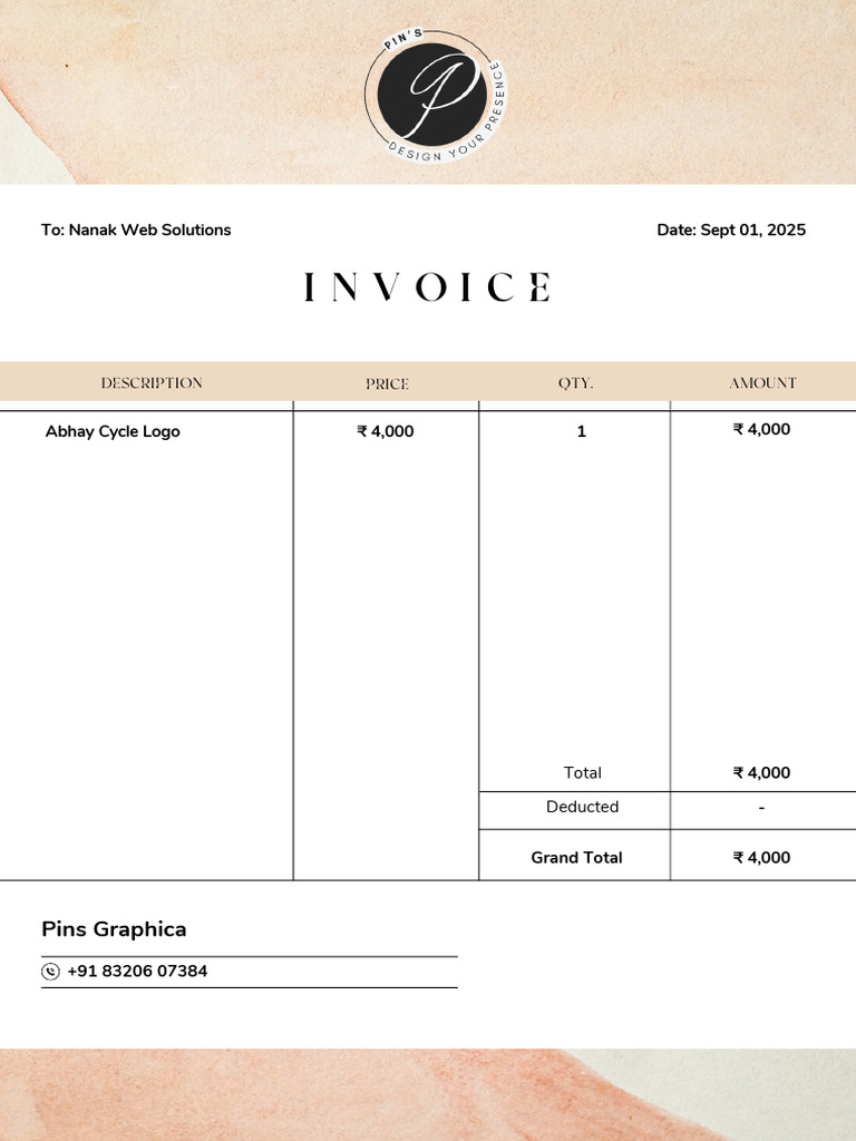 Abhay Cycle Logo Invoice | PDF
