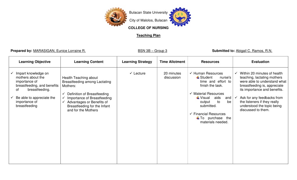 Teaching Plan | PDF | Career & Growth