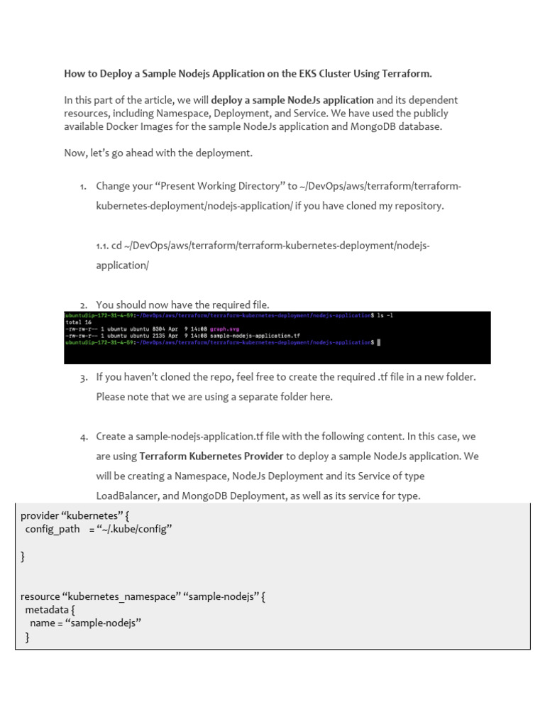 NodeJS - DevOps Handson AWS | PDF | Computer File | Software