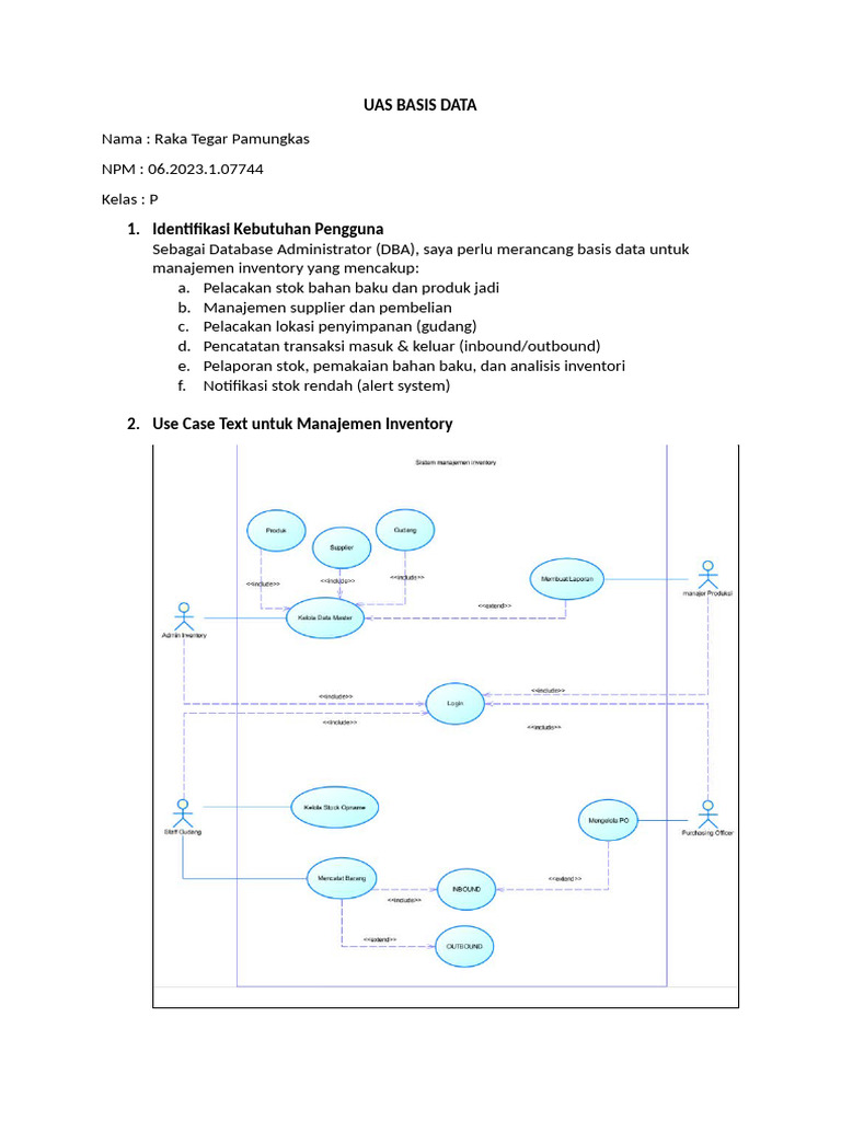 Uas Basis Data | PDF