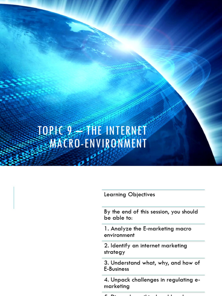 E-Marketing Macro Environment Overview | PDF | Marketing | Digital ...