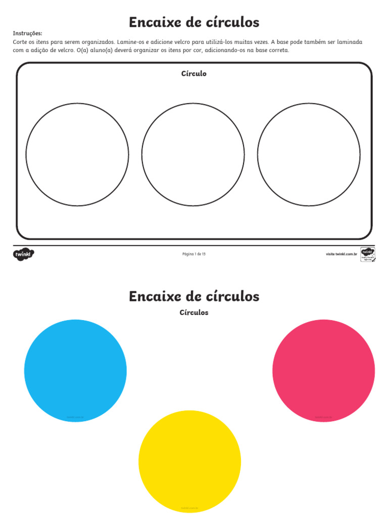 TEACCH Workstation Pack Shape Matching Activities Set 1 | PDF