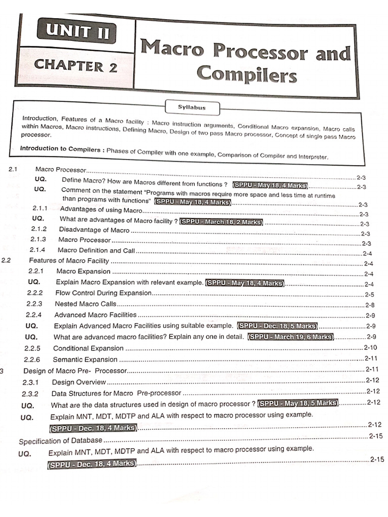 SPOS Unit 2 | PDF