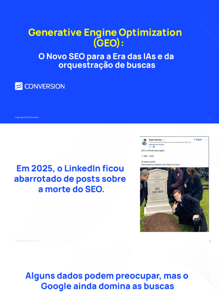 Geo Apresentacao Diego | PDF | SEO | Marketing