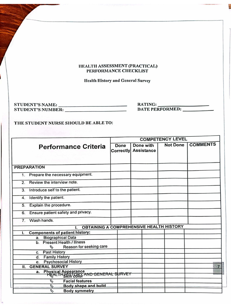 Checklists of Ha Skills | PDF