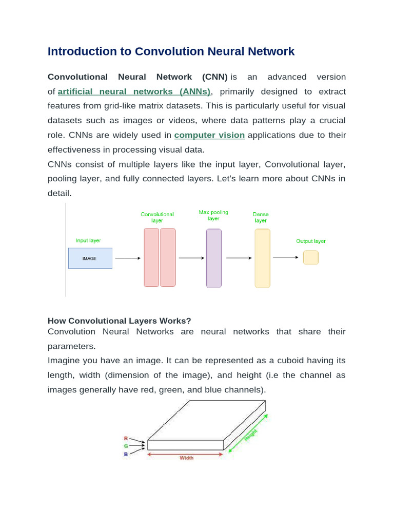 Convolution Neural Network | PDF | Applied Mathematics | Machine Learning