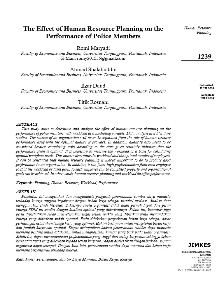 TERBIT 24080009 IBIK JIMKES - Romi - Maryadi | PDF | Human Resource ...