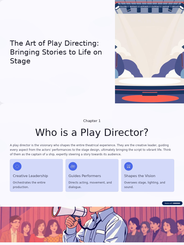 The Art of Play Directing Bringing Stories To Life On Stage | PDF