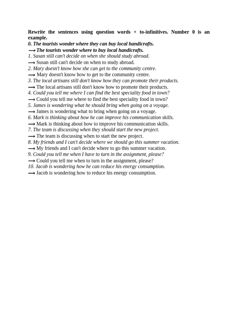 Review Grammar g9 Unit 1 Completed | PDF