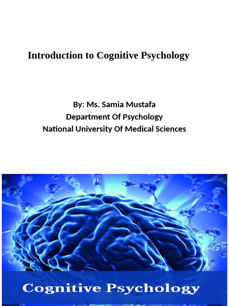 Overview of Cognitive Psychology | PDF | Psychology | Mind