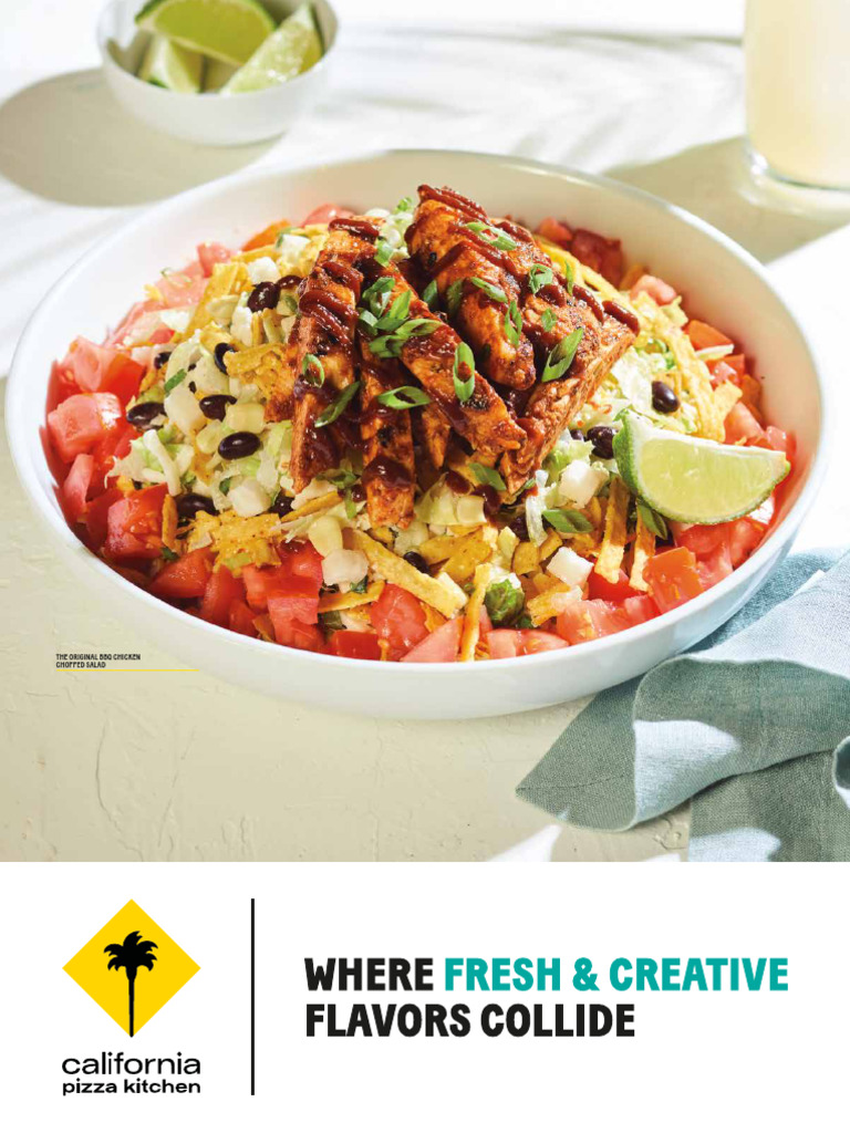 CPK Drinks and Cocktail Menu | PDF | Pizza | Sauce