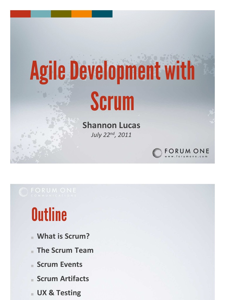Agile Development With Scrum | PDF | Scrum (Software Development ...