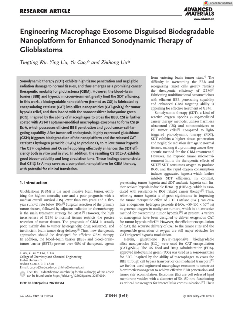 174 T. Wu, Y. Liu, Y. Cao and Z. Liu, Adv. Mater., 2022, 34 | PDF ...