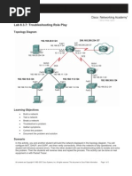 4.4.9 Lab - Troubleshoot Inter-VLAN Routing | PDF | Computer Networking | Internet Architecture