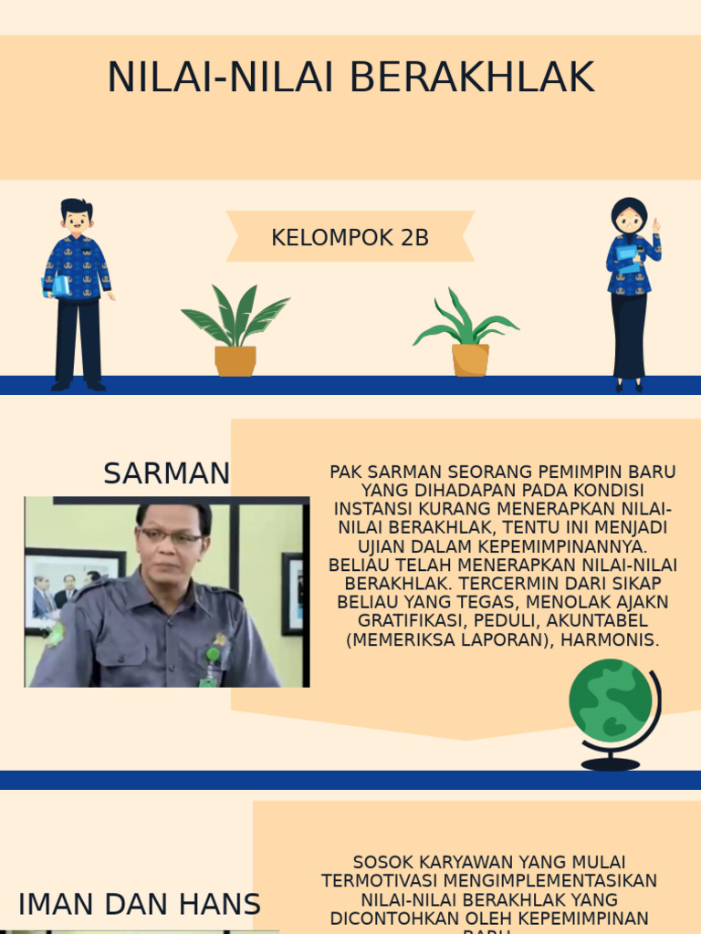 Penerapan Nilai-Nilai Berakhlak di Instansi | PDF