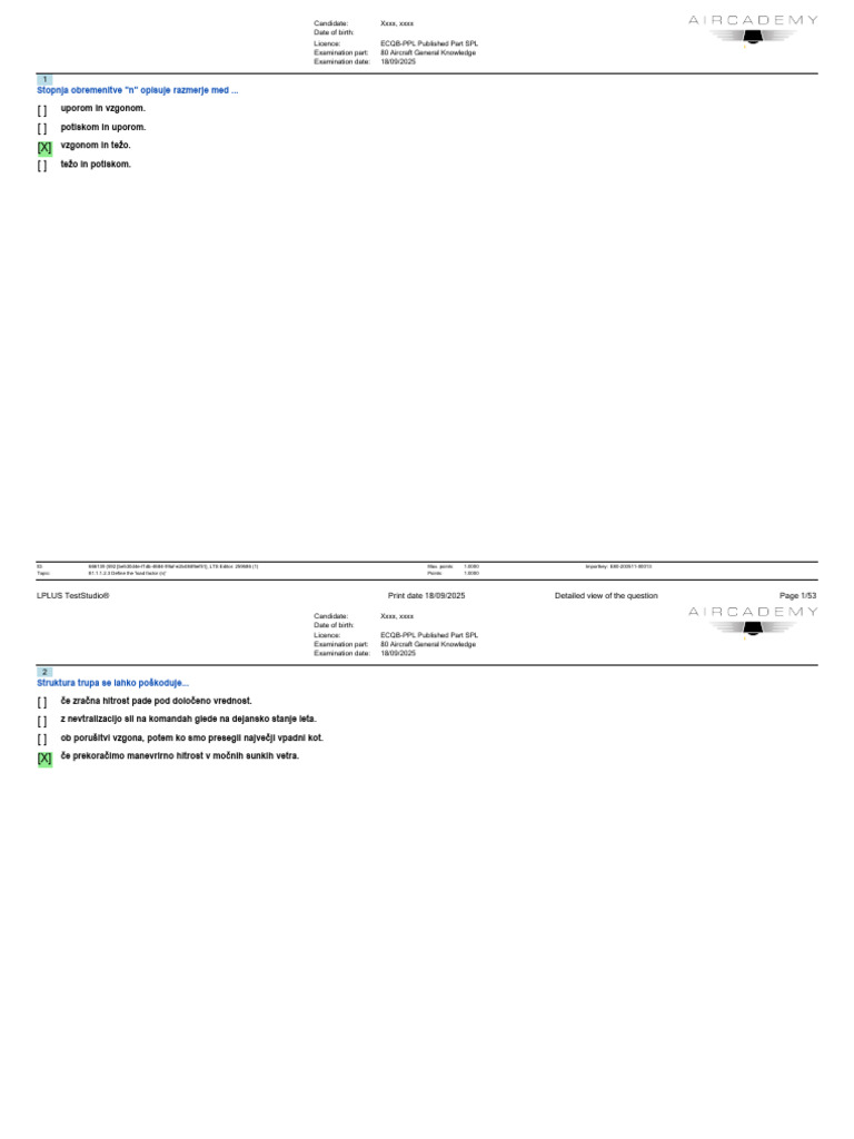 ReportFolder 108607 XXXXX XXXX 80 Aircraft General Knowledge Try 1 | PDF | Flight Control ...