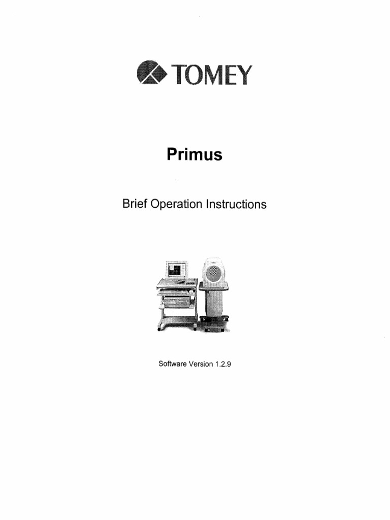 Primus Brief Operation Instructions | PDF