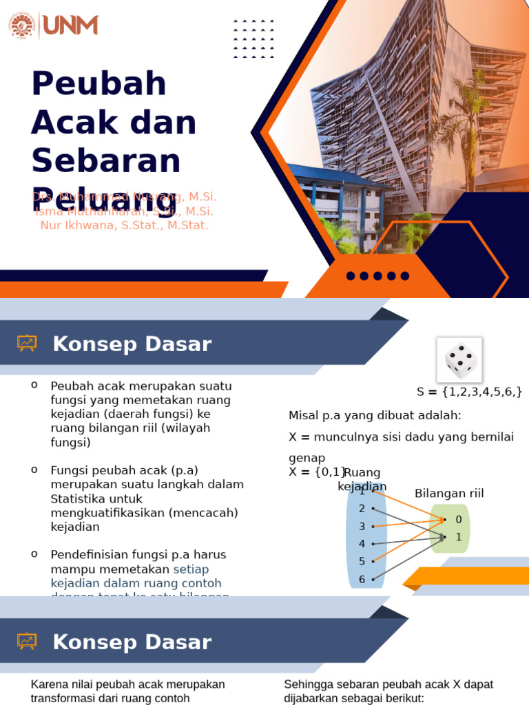 Pertemuan 3 - Variabel Acak Dan Sebaran Peluang | PDF