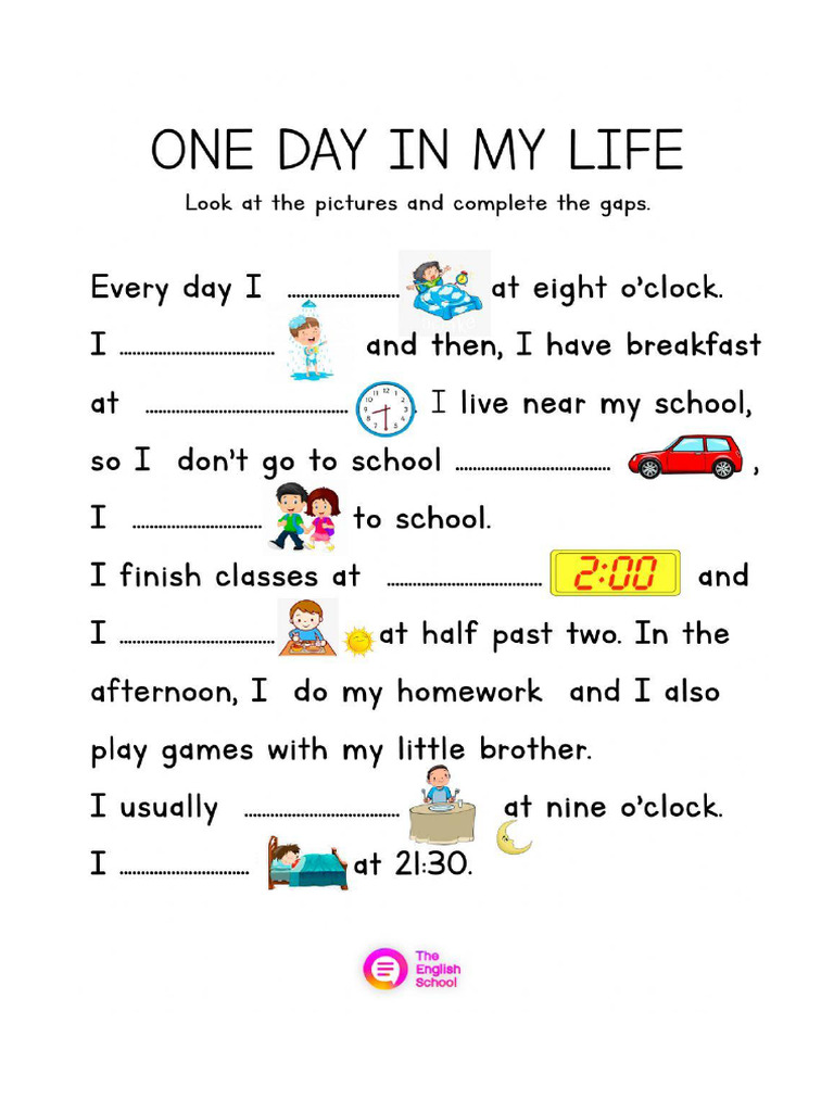 One Day in My Life - Reading | PDF