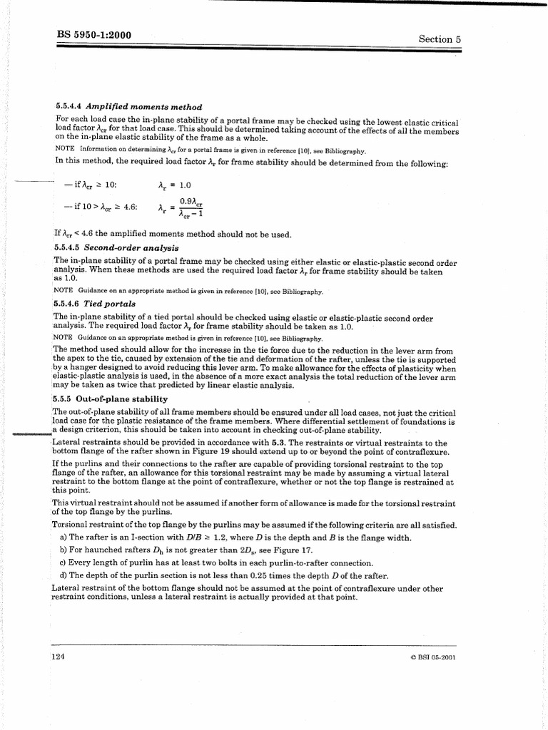 BS 5950-1-2000 Structural Use of Steelwork - Part134 | PDF