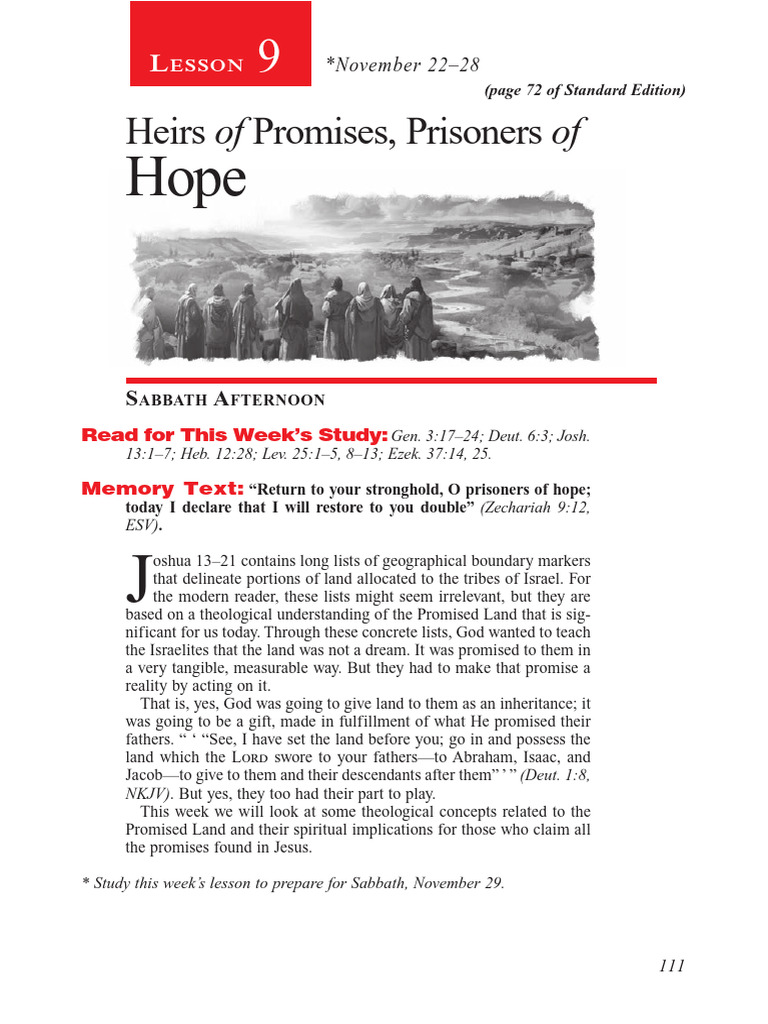 Heirs of the Promised Land | PDF | Book Of Genesis | Book Of Deuteronomy