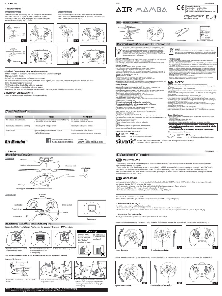 Helicopter Flight Control Instructions | PDF | Helicopter ...
