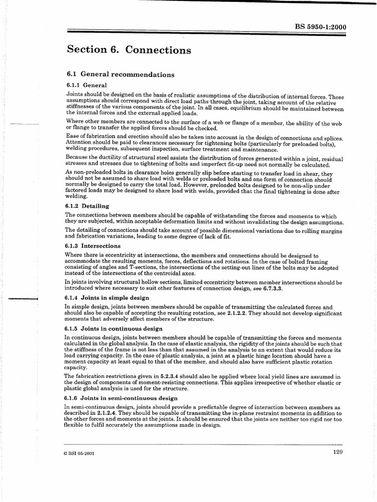 BS 5950-1-2000 Structural Use of Steelwork - Part139 | PDF
