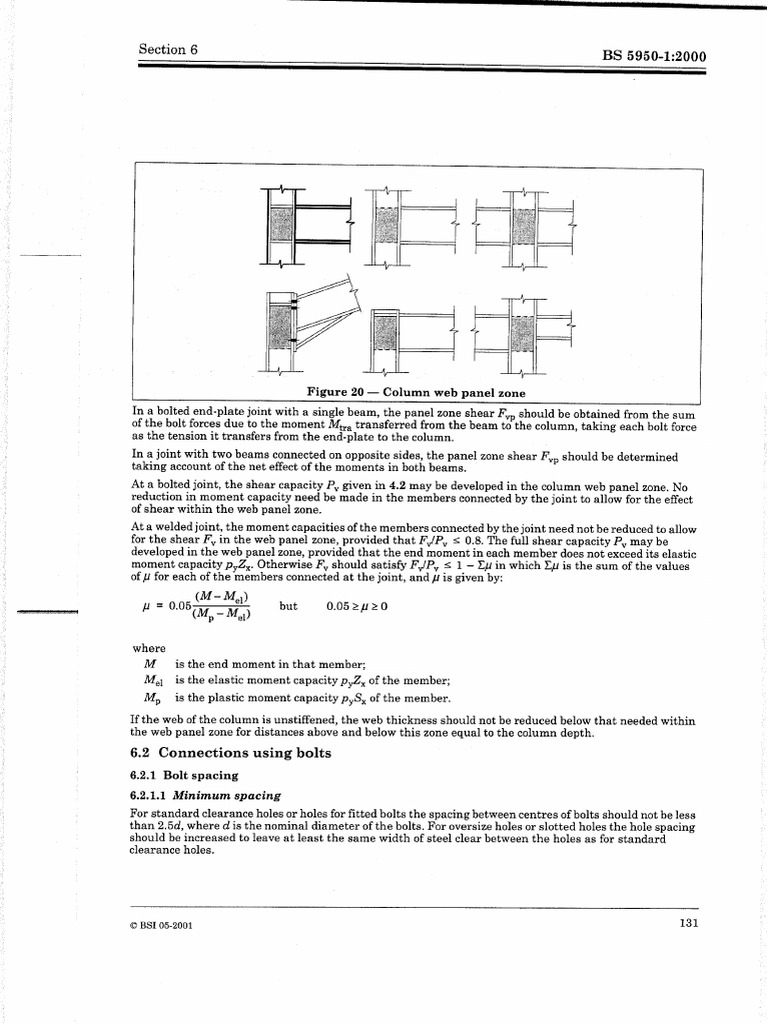 BS 5950-1-2000 Structural Use of Steelwork - Part141 | PDF