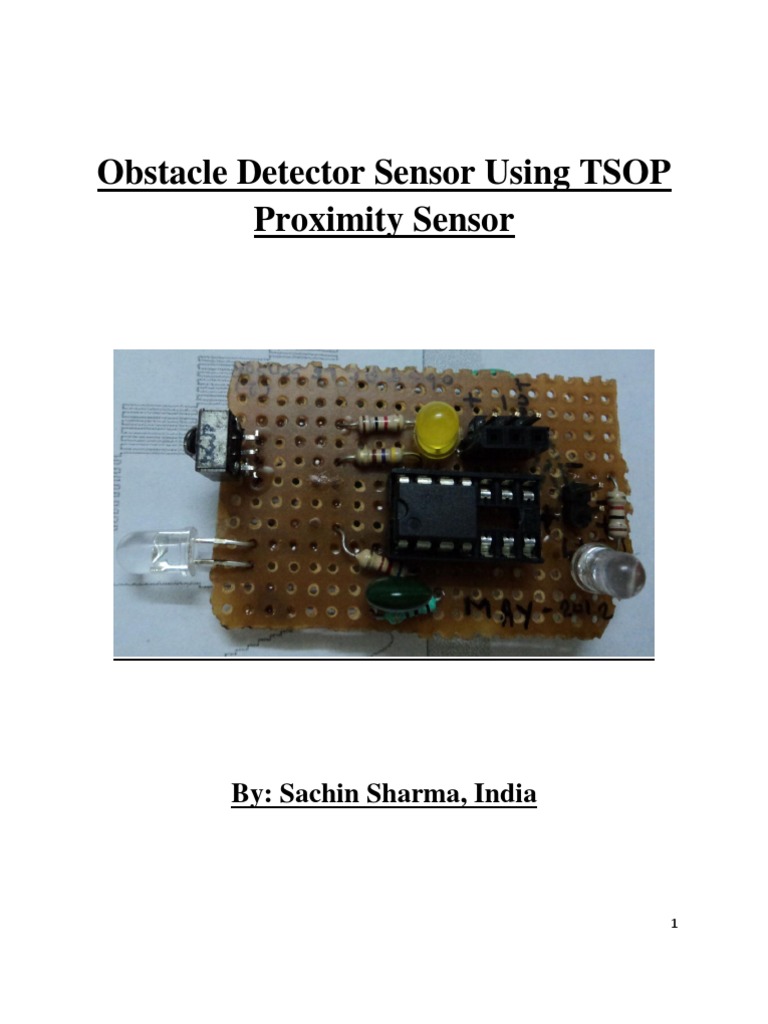 TSOP Based Obstacle Detector Sensor | PDF | Science & Mathematics ...
