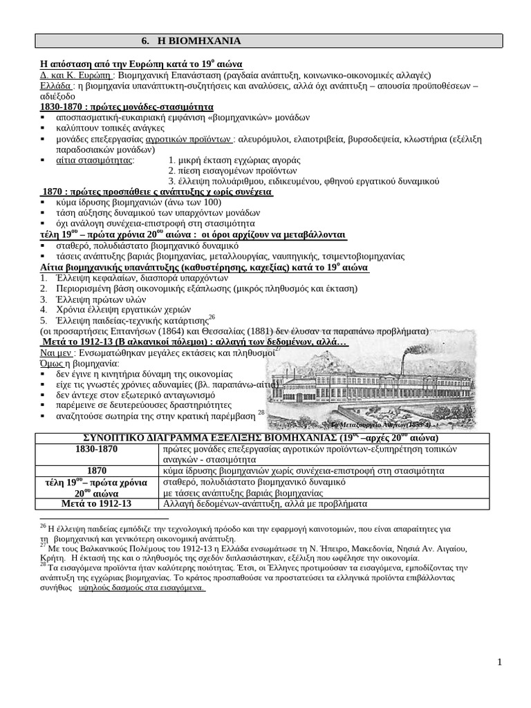 6. Η ΒΙΟΜΗΧΑΝΙΑ | PDF