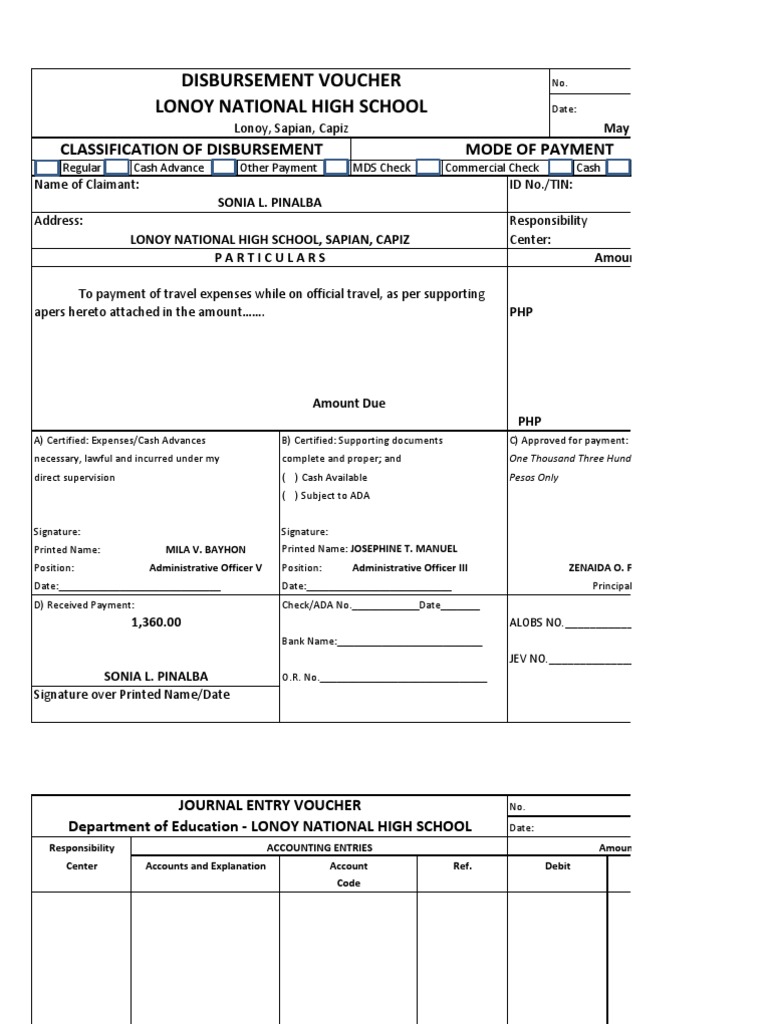 Travel | PDF | Cheque | Debits And Credits